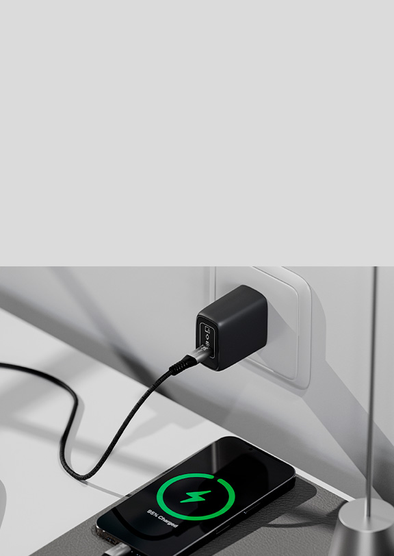 PowerWall 20 | Cargador de pared GaN USB-C ® de 20 W - KMC-050 | Klipxtreme