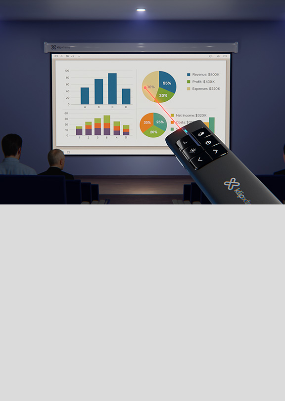 SlideMaster Pro | Digital wireless presenter - KPP-500 | Klipxtreme