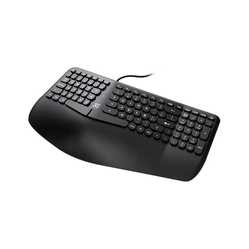 Evolve | Teclado premium ergonómico con cable y soporte para las manos ...