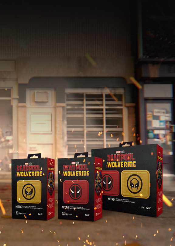 Nitro Kit Deadpool & Wolverine | Parlante portátil compatible con ...