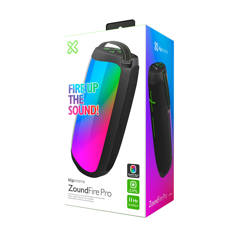 ZoundFire Pro - Parlante portátil con tecnología Bluetooth® - KBS-350 ...