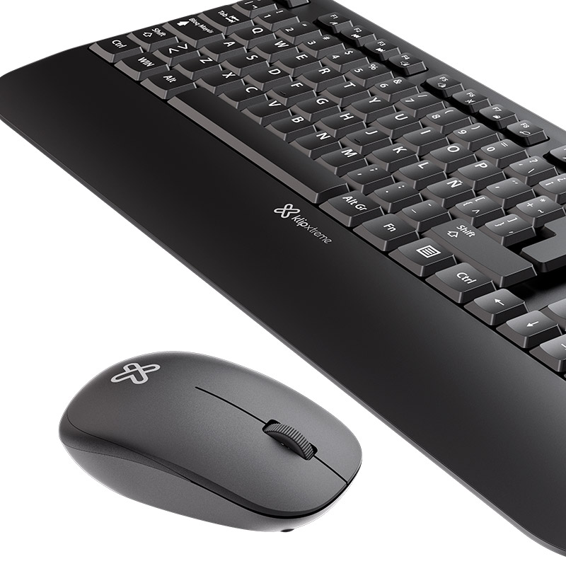 KeyRoll | Dúo inalámbrico de teclado y mouse - KCK-300S | Klipxtreme