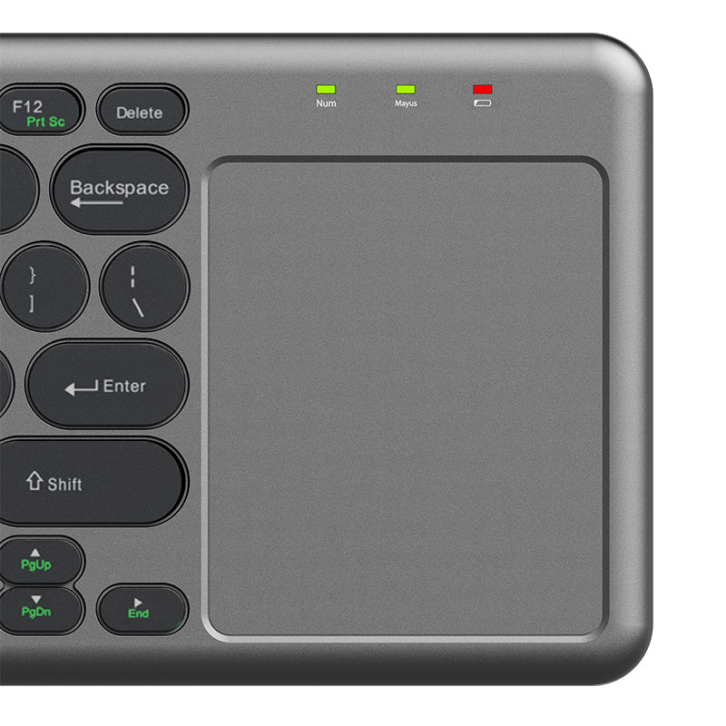 KeyGlider | Dual connection wireless keyboard with touchpad | Bluetooth ...