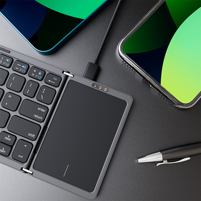 FlexPlit | Foldable wireless keyboard with touchpad compatible with ...