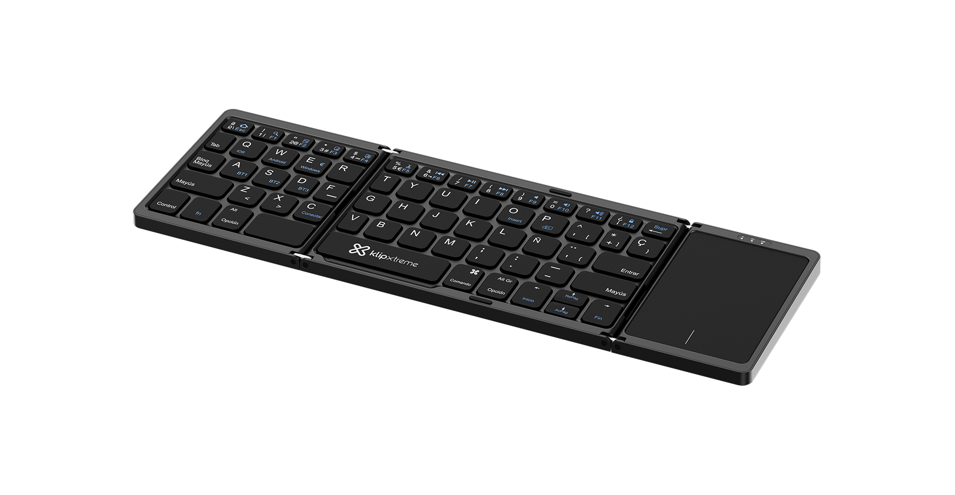FlexPlit | Foldable wireless keyboard with touchpad compatible with ...
