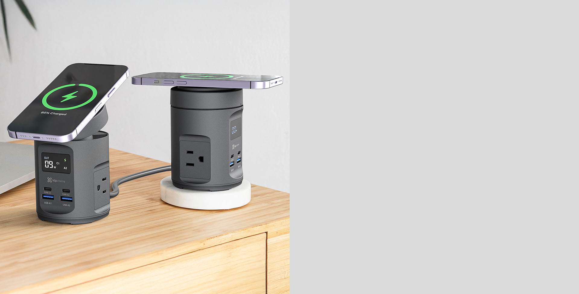 PowerDesk Ultra | Plataforma de carga inalámbrica con estación 7 en 1 ...