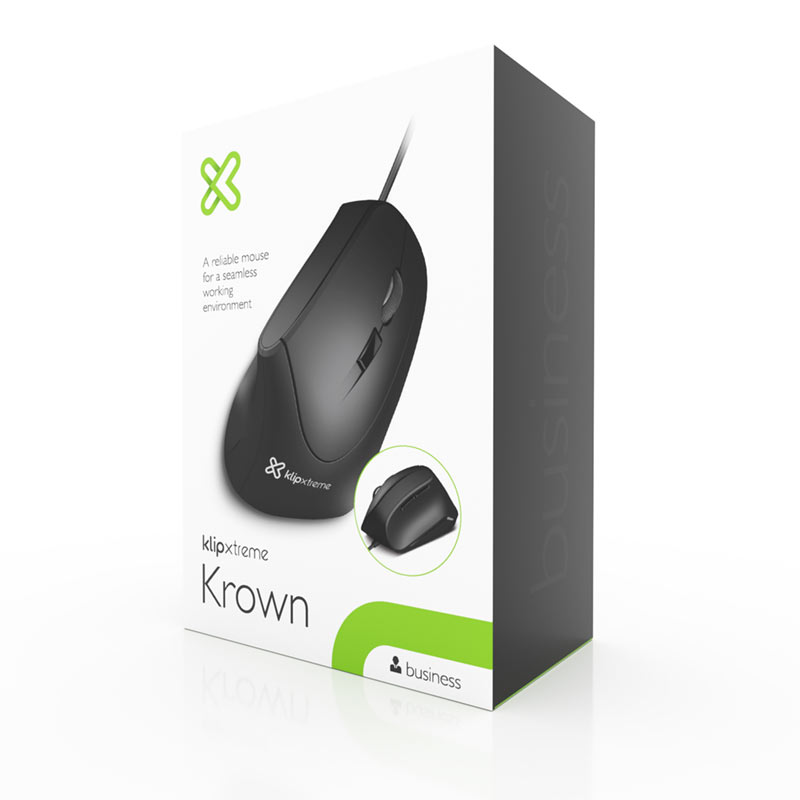 KMO-506 - Six button ultra-ergonomic vertical wired mouse | Klipxtreme