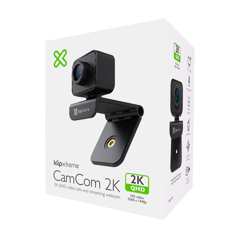 CamCom 2K | Webcam 2K QHD para videoconferencias y streaming de video ...
