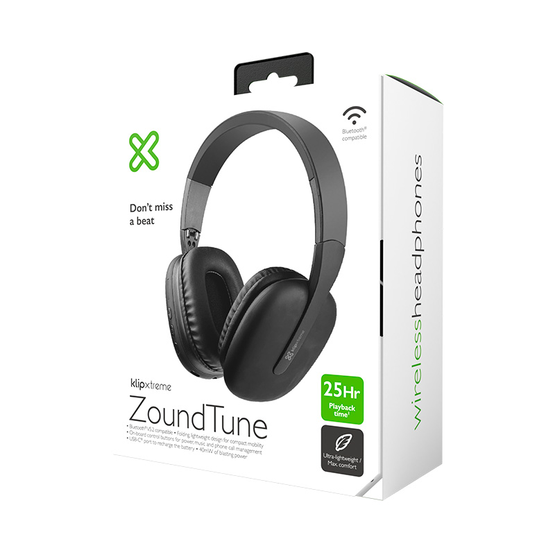 ZoundTune | Audífonos con tecnología inalámbrica Bluetooth® - KWH-010 | Klipxtreme